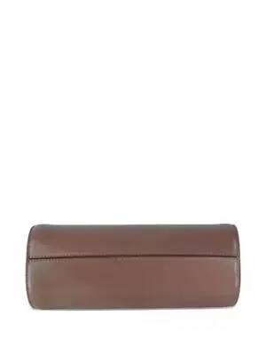 JIL SANDER Cannolo Leather Crossbody Bag - Brown