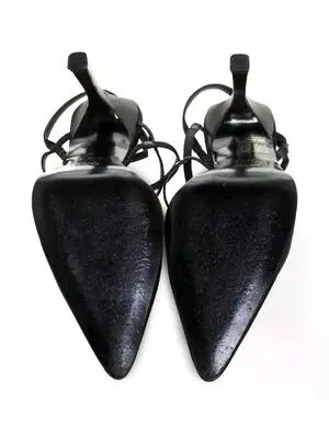 Gucci Satin Pointed Toe High Heel Pumps