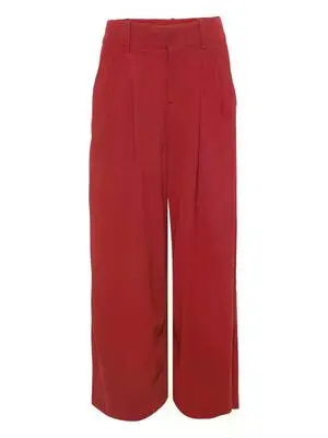 Alice + Olivia Pleated Wide-leg Trousers
