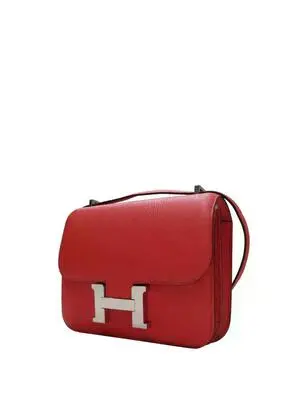 Hermès Epsom Constance 18 Crossbody Bag - Red
