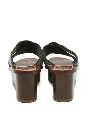 Tory Burch 55mm Cross-strap Wedge Sandals