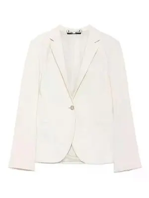 Gucci 2000s Lace-up Satin Blazer - Neutrals