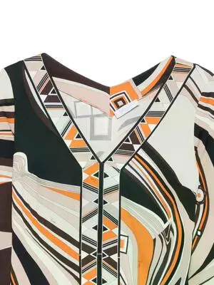 Emilio Pucci 2000s Geometric-print Dress