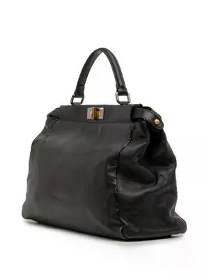 Fendi Large Goatskin Peekaboo Satchel