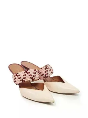 MALONE SOULIERS 60mm Maisie Mules - Neutrals