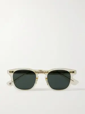 Garrett Leight Ace Ii D-frame Sunglasses - Neutrals