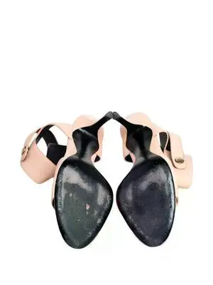 ALEXANDER WANG 100mm Leather Ankle-cuff Sandals