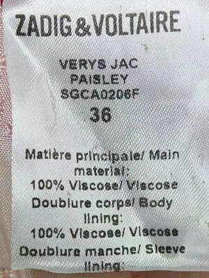 Zadig&Voltaire Paisley-jacquard Blazer - Red