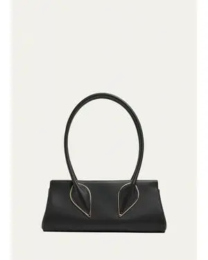 CHRISTIAN LOUBOUTIN Venus Baguette Shoulder Bag - Black