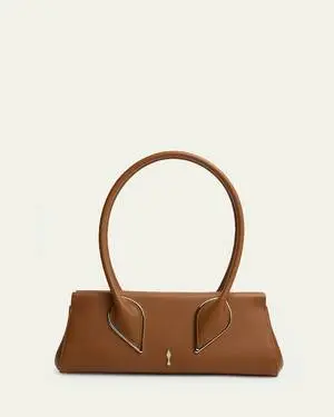 CHRISTIAN LOUBOUTIN Venus Baguette Shoulder Bag - Cuoio