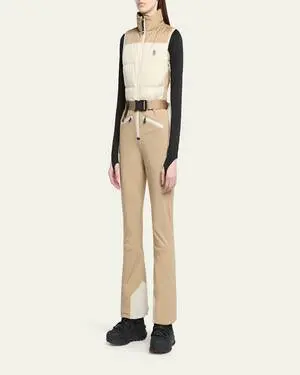 Moncler Color-block Down Ski Suit