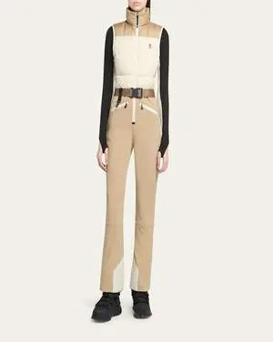 Moncler Color-block Down Ski Suit