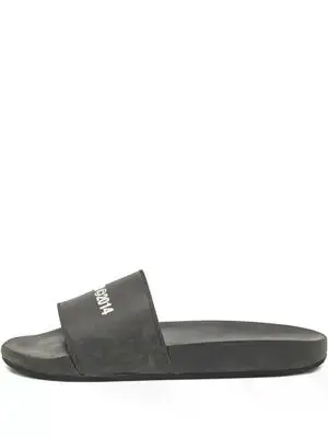 Axel Arigato Logo Slides - Grey