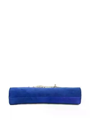 JIMMY CHOO Suede Clutch Bag - Blue