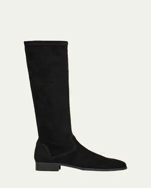 Aquatalia Sabrena Suede Knee-high Boots