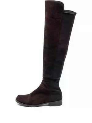 STUART WEITZMAN Suede Knee-high Boots - Brown