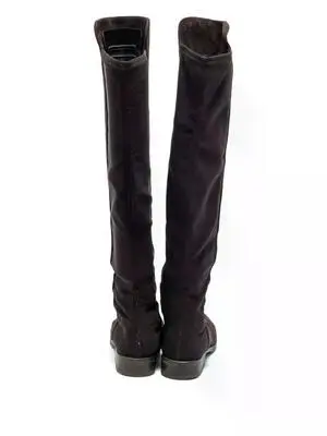 STUART WEITZMAN Suede Knee-high Boots - Brown