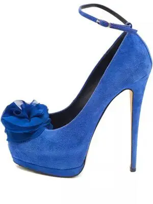 GIUSEPPE ZANOTTI Suede Platform Pumps