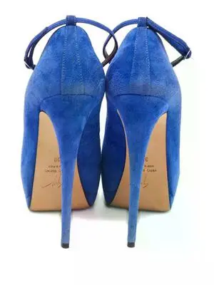 GIUSEPPE ZANOTTI Suede Platform Pumps