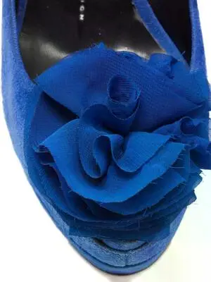 GIUSEPPE ZANOTTI Suede Platform Pumps