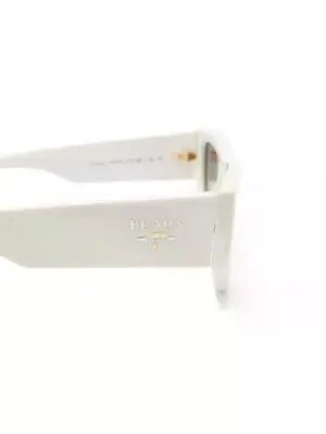 Prada Rectangle-frame Sunglasses - White