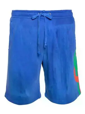 Gucci Logo-print Drawstring Shorts - Purple