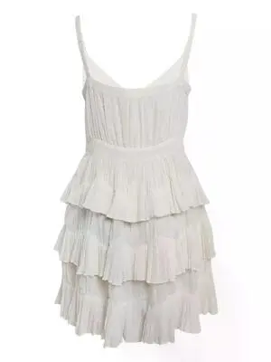 Maje Tiered Button Dress
