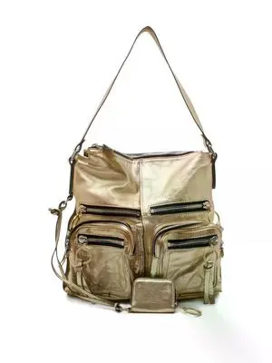 Chloé Metallic Leather Shoulder Bag - Gold