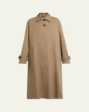 THE ROW Lolana Single-breasted Trench Coat - Taupe