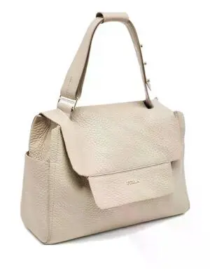 Furla Leather Flap Tote