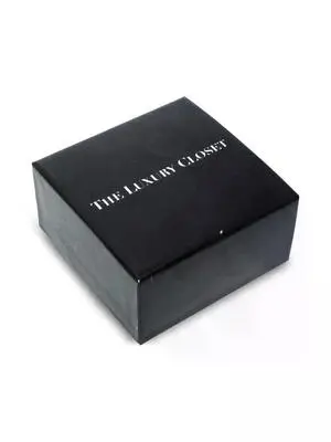 Carolina Herrera Enamel Logo Band Ring