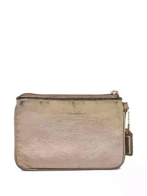 COACH VINTAGE Metallic Leather Clutch