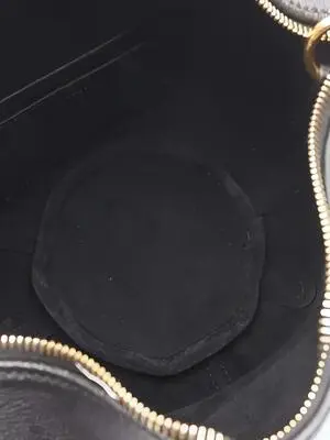 Chloé Ring Detail Leather Mini Bag - Black