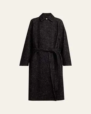 THE ROW Macaria Belted Wool Overcoat