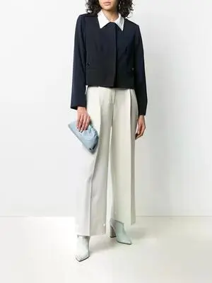 FERRAGAMO 1970s Single-breasted Cropped Jacket