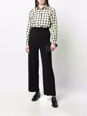 Hermès 1996 Golf Ball Print Silk Shirt