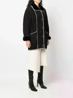 A.N.G.E.L.O. VINTAGE CULT 1980s Single-breasted Shearling Coat