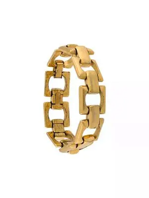 Versace 1990s Square Link Bracelet - Gold