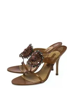 GINA 110mm Embellished Heeled Sandals
