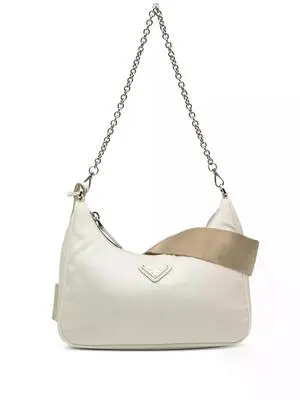 Prada Re-edition 2005 Re-nylon Satchel - White
