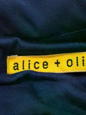 Alice + Olivia Gathered-waist Mini Dress