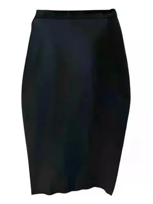 LANVIN Navy Blue Pencil Skirt