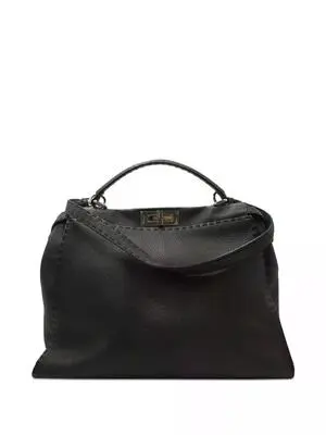 Fendi Medium Peekaboo Two-way Handbag - Black