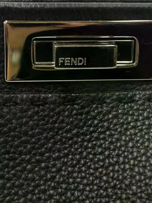 Fendi Medium Peekaboo Two-way Handbag - Black