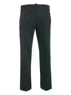 Emporio Armani Wool Pinstripe Trousers