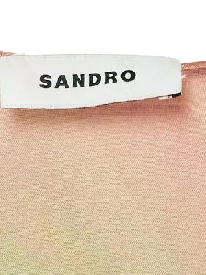 Sandro Puff-sleeved Tiered Dress