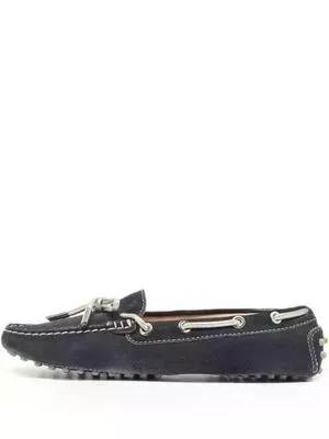 TOD'S Suede Loafers - Black