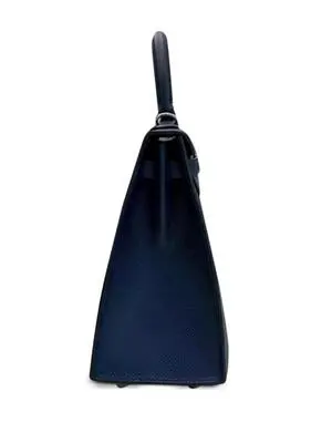 Hermès Kelly Sellier 25 Epsom-leather Palladium-hardware Tote Bag - Blue