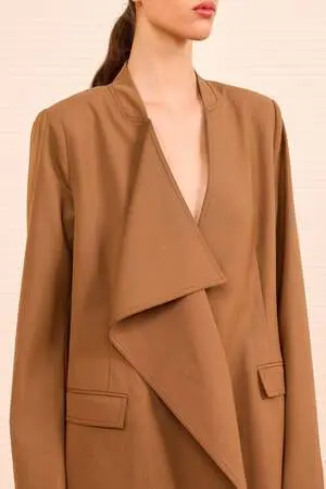 Ulla Johnson Zehra Draped Jacket - Cinder
