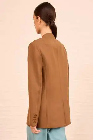 Ulla Johnson Zehra Draped Jacket - Cinder